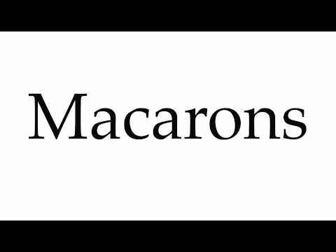 How to Pronounce Macarons