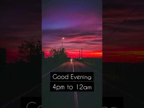 When to say Good Morning 🌞, Good Afternoon, Good Evening & Good Night🌃 #shorts #greetings