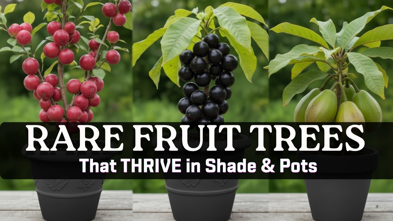 9 Rare Fruit Trees That THRIVE in Shade & Pots