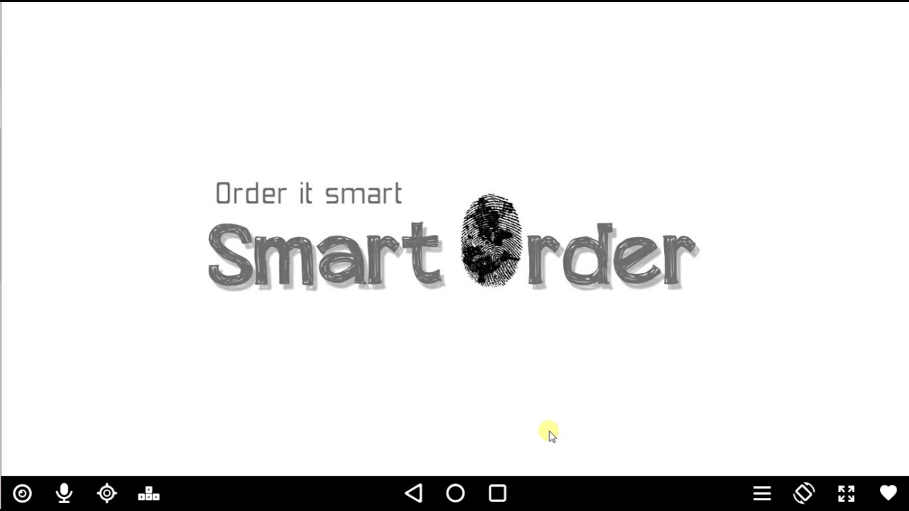 SmartOrder -  Installation and Login
