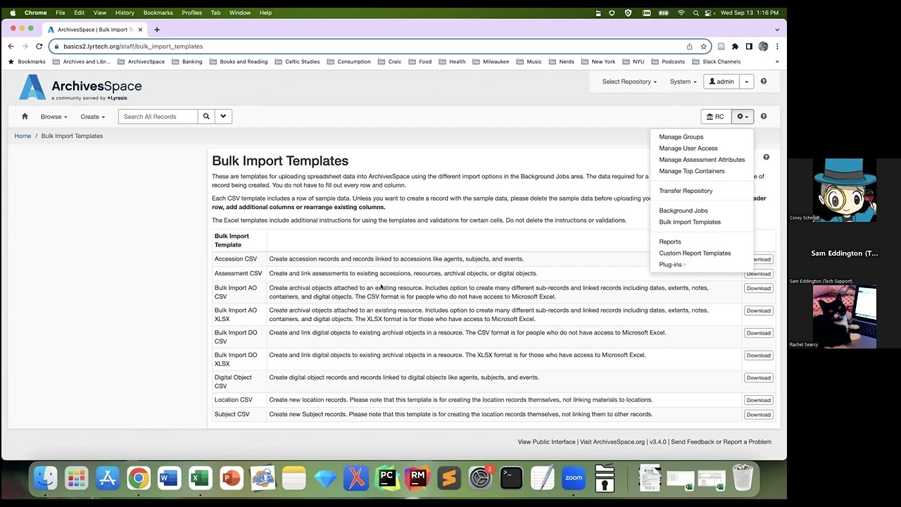 ArchivesSpace Basic Record Creation Overview
