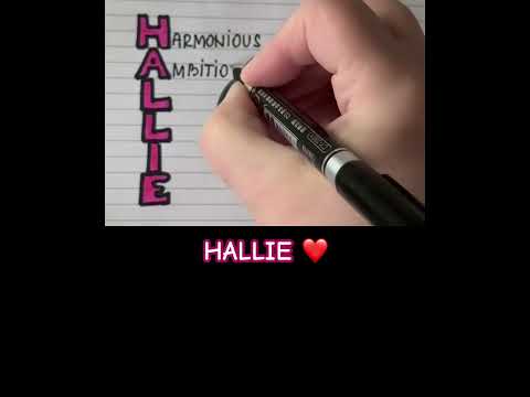 Meaning of the name HALLIE #meaning #name #hallie