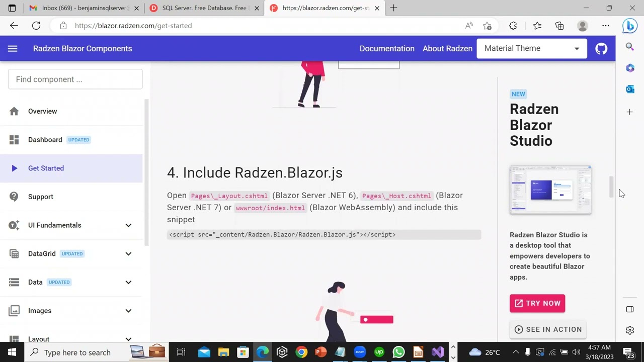 Radzen blazor components lesson 1: create project in visual studio and ... Radzen blazor components lesson 1: create project in visual studio and ...