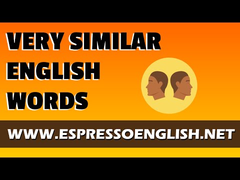 Is there any difference between these confusing English words?