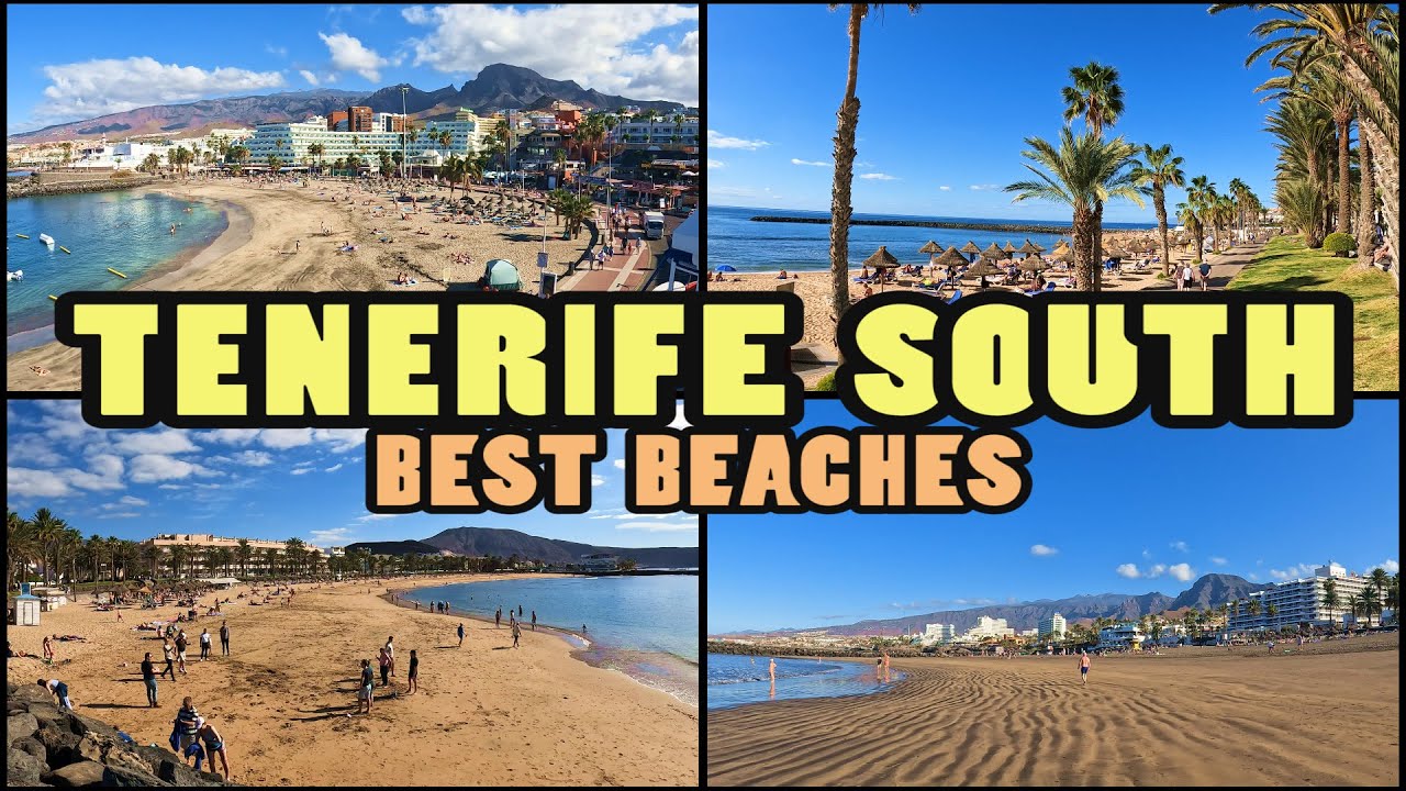 TENERIFE South BEST BEACHES 🏖️ - Canary Islands [4k]
