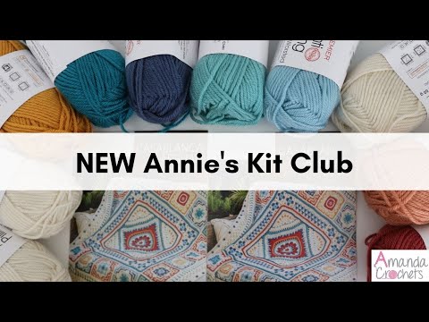 NEW Annie's Kit Club | Moroccan Tile Afghan Club | Yarn Subscription