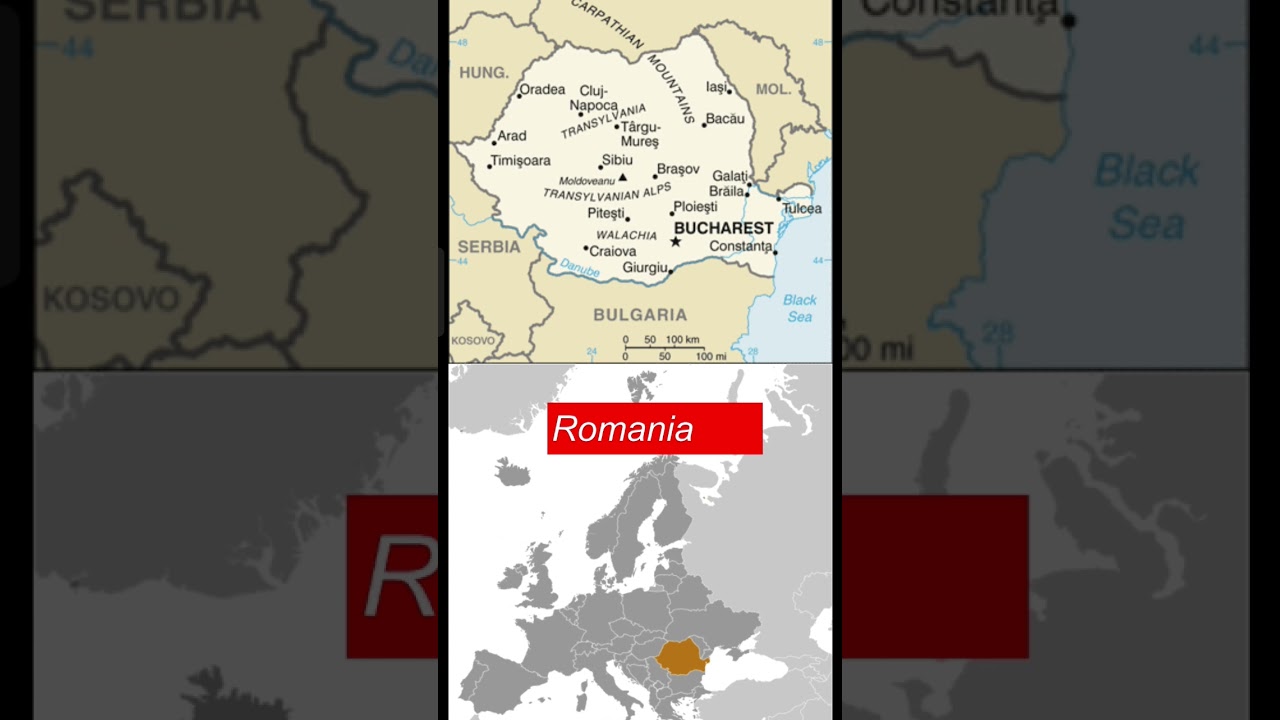 romania map and city with famous| world map of countries|# countries map|# famous countries