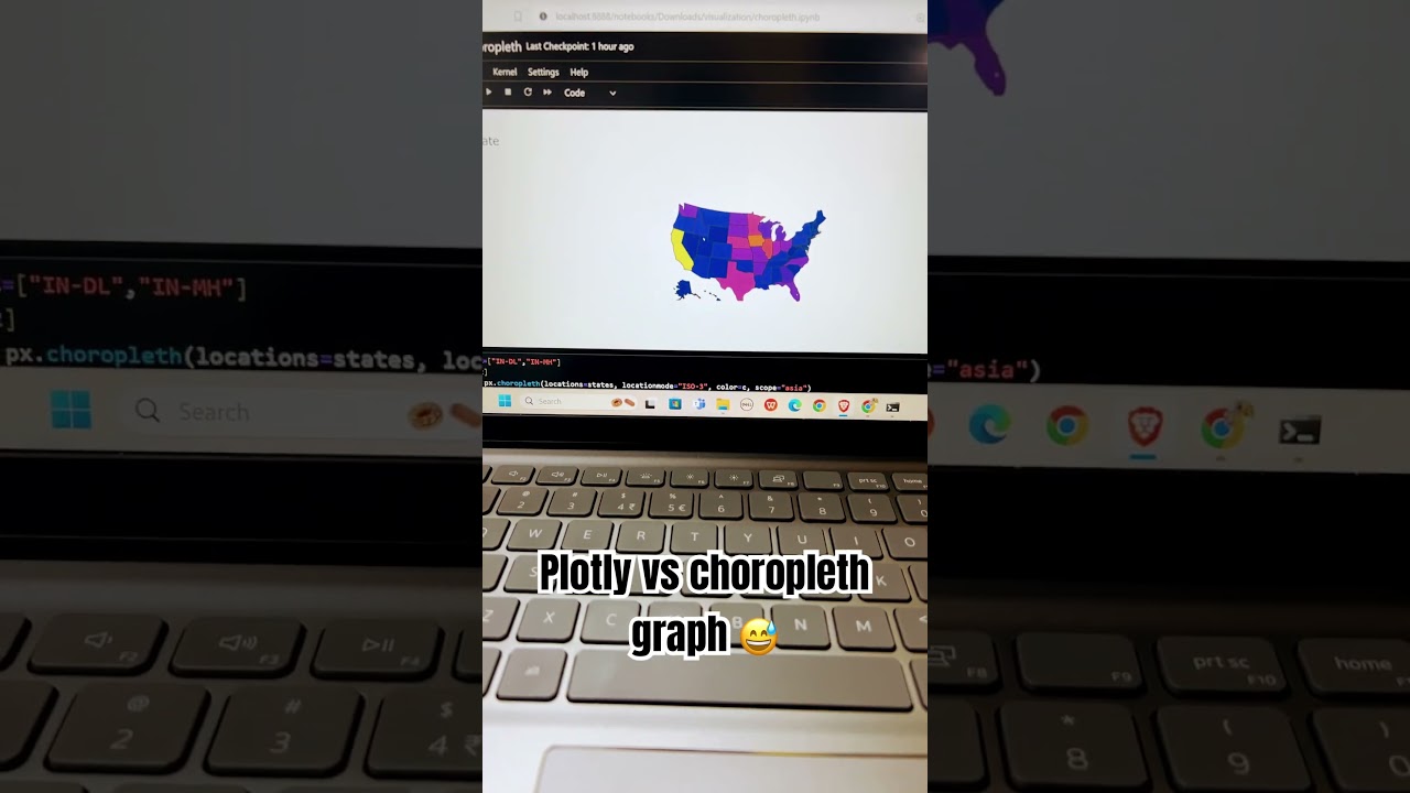 Plotly vs choropleth #codewithdakshi #plotly #choropleth #data #coding #visualization #dakshigupta