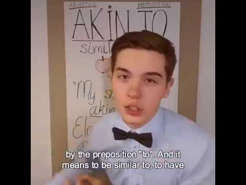 Akin to [idiom]