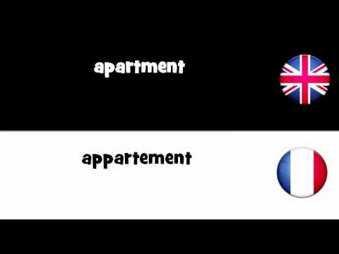 LEARN 1 FRENCH WORD = apartment