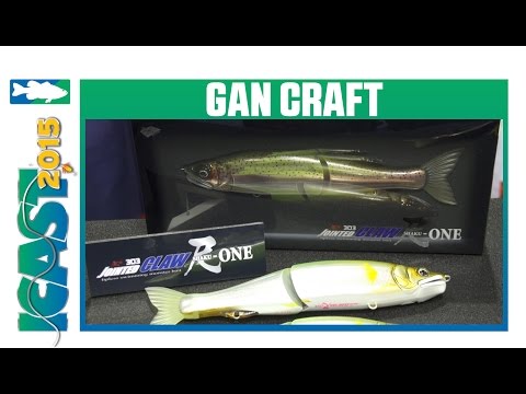 Gan Craft Jointed Claw Super Magnum 303 Shaku-One Swimbaits | ICAST 2015