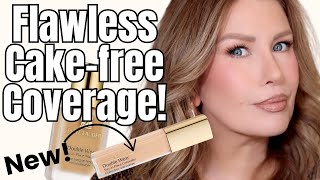How To Apply Estée Lauder Double Wear Foundation and NEW CONCEALER Without Looking Cakey!