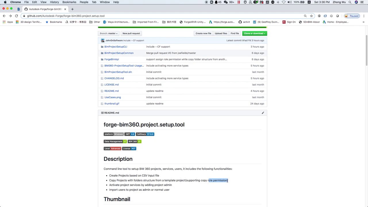 BIM360 Project Setup Tool - Create Project from template