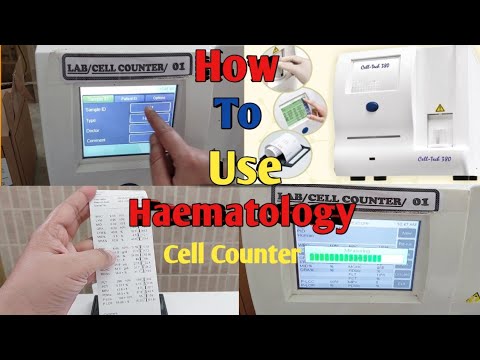 How To Use Haematology Cell Counter | CBC Machine | Haematology Tests |