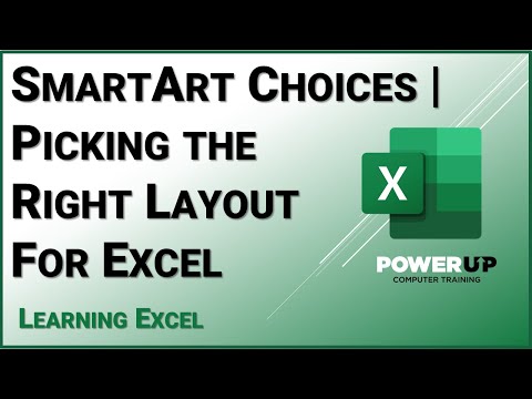 Select the Right SmartArt Gallery Layout in Excel