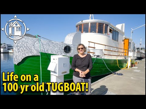 This 100-Year-Old Tugboat Has Served as a Floating Home for Half Its ...