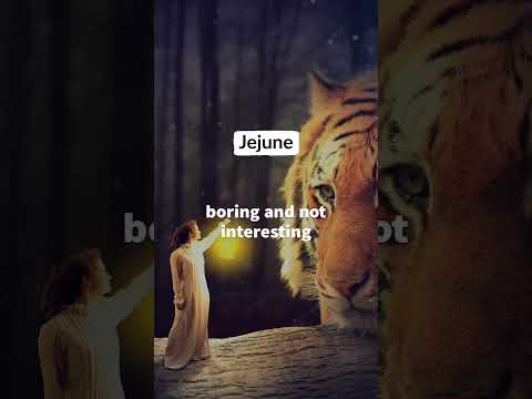 Jejune Definition & Meaning