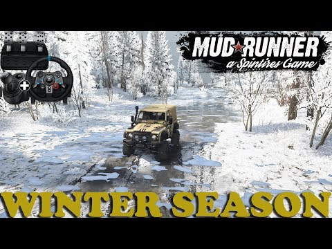 Steam Community :: Video :: SpinTires: MudRunner | Winter Season | Map Mod | Land Rover Defender ...