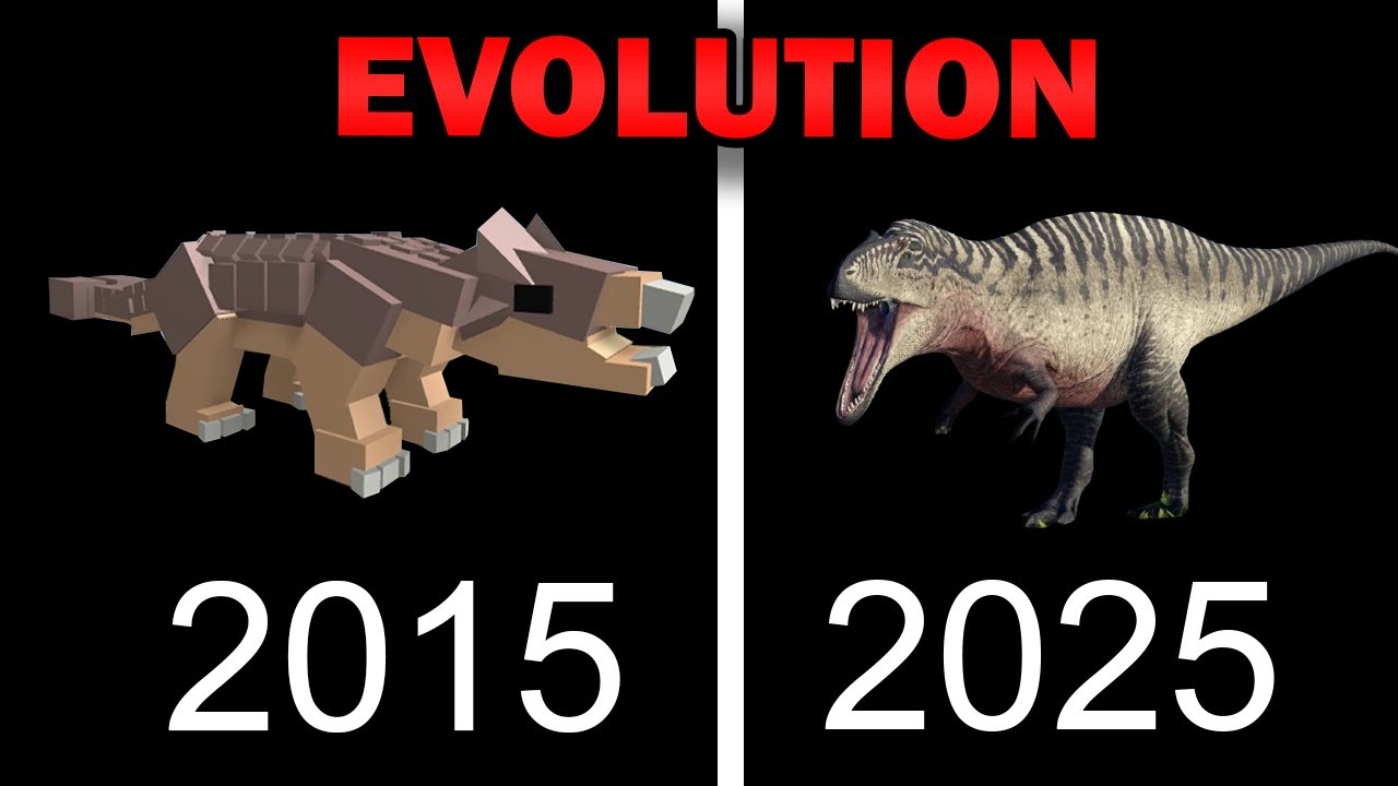 The Evolution Of ROBLOX Dinosaur Games