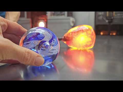How We Make - Royal Blue Circle of Life Paperweight