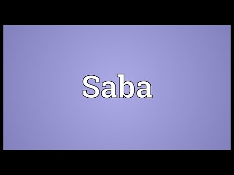 Saba Meaning