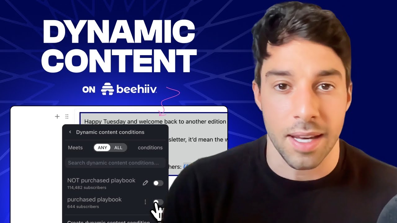 How to use Dynamic Content in beehiiv (Tutorial)