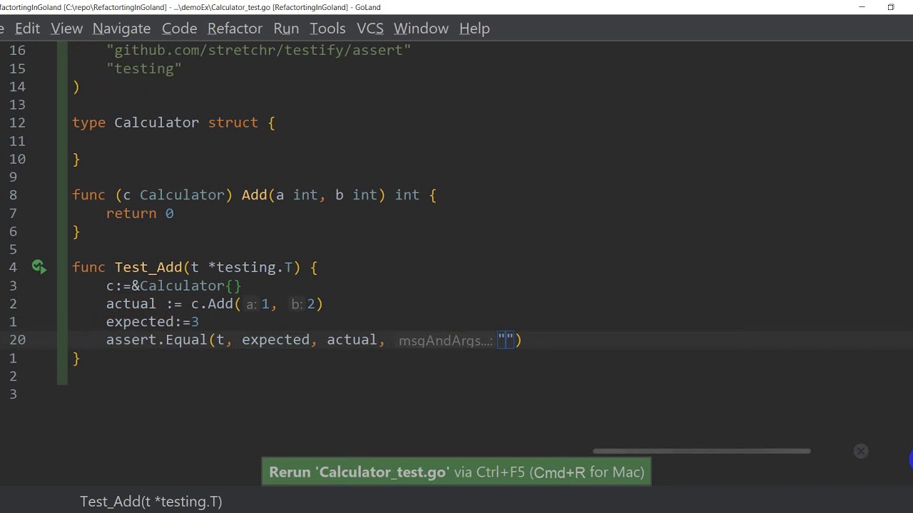 demo5: auto code completion in GoLand