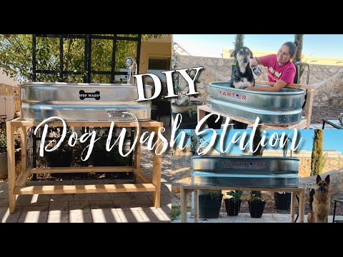 DIY Dog Wash Station | Stock Tank Dog Wash