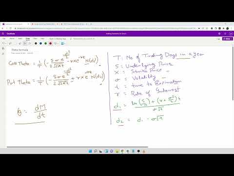 Calculating greeks in Excel using functions (Excel series - 4)