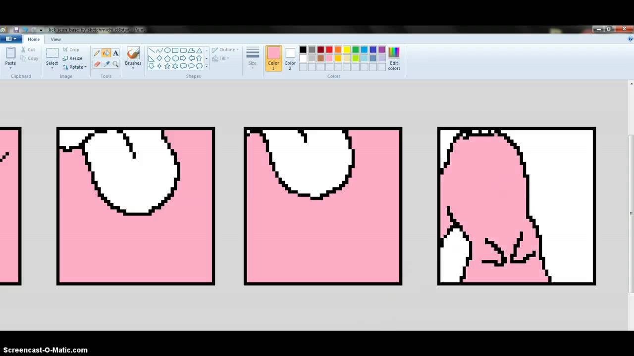 How to make lick icon for DEVIANTART