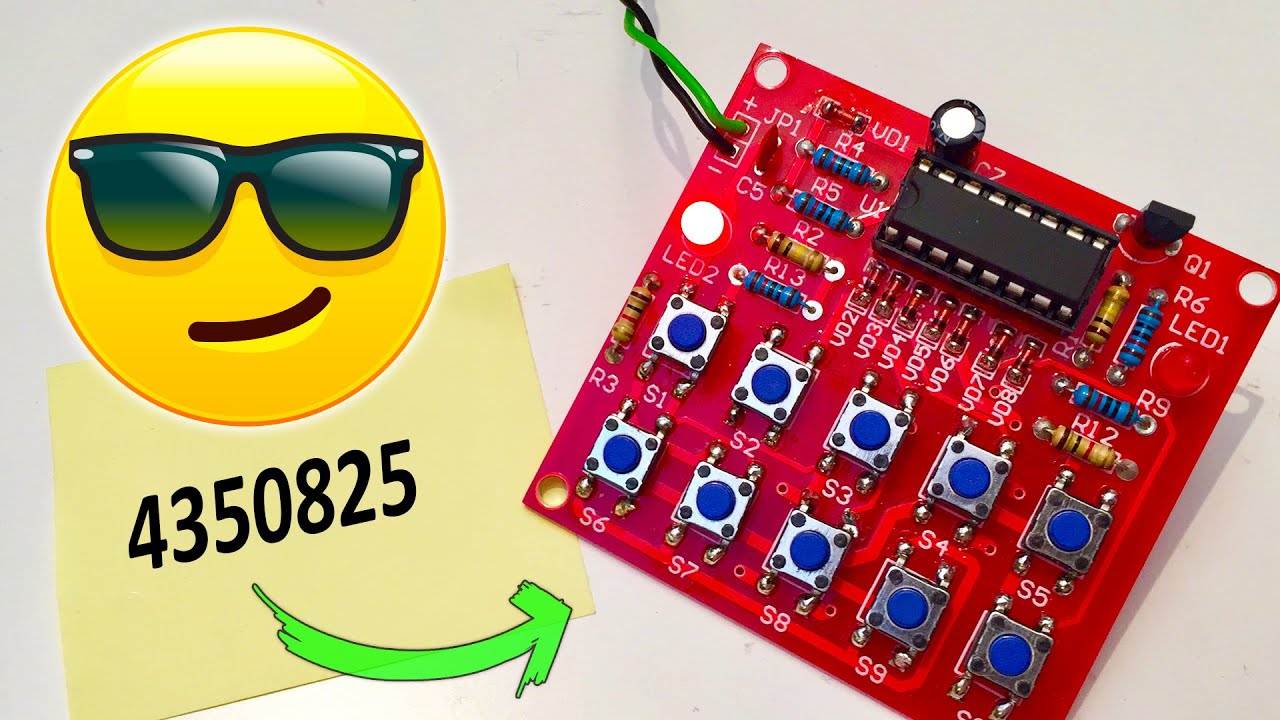 Electronic Code Lock (IT WORKS!) ✔️