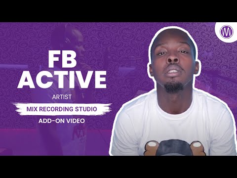 Interview with singer FB Active in the Mix Recording Studio Los Angeles