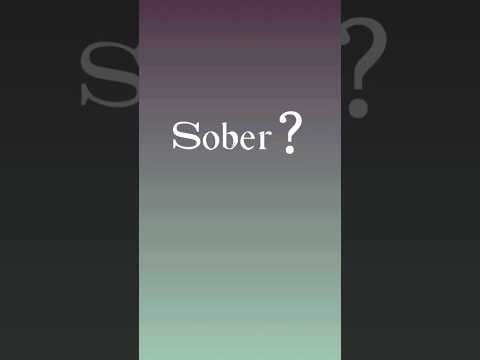 Sober meaning #shorts