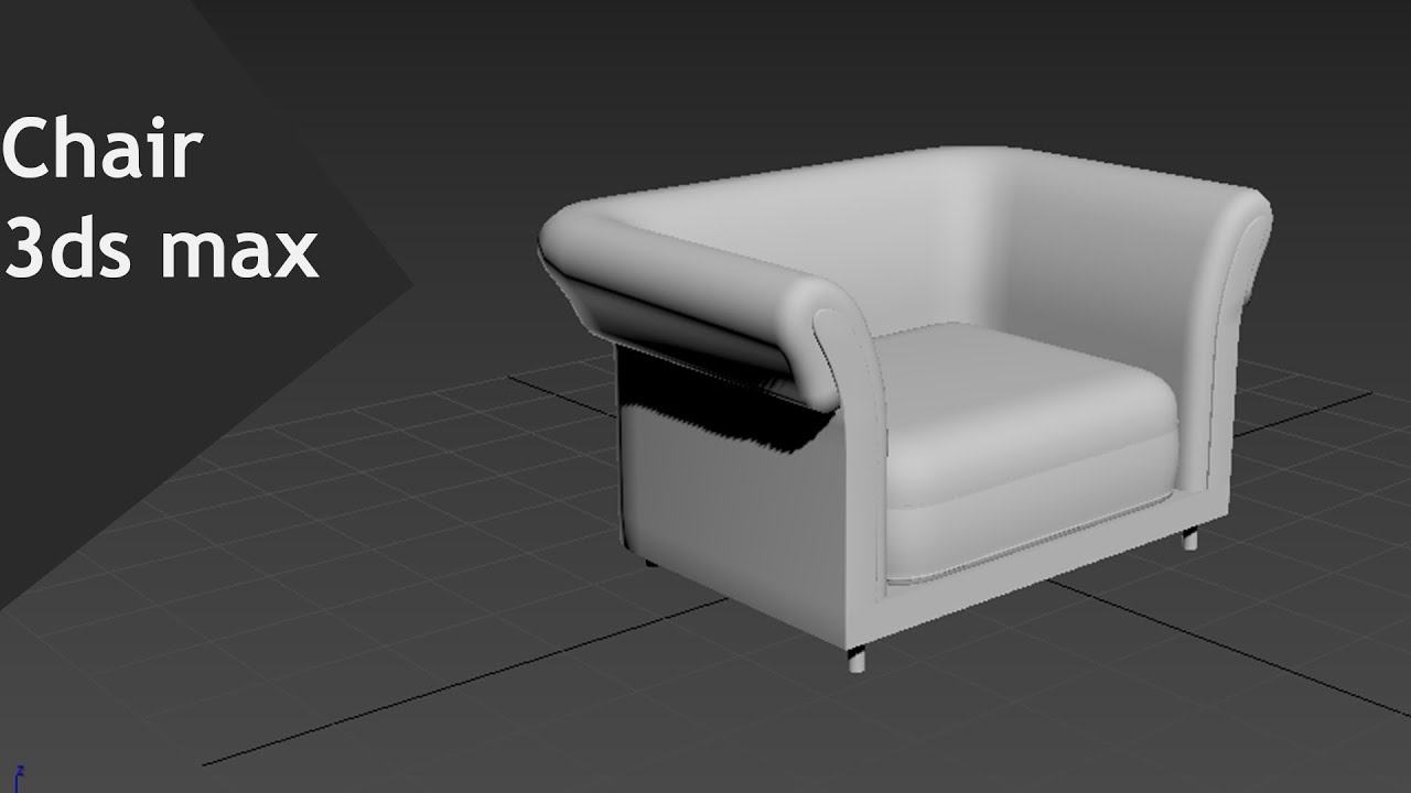 Modeling chair - 3ds max tutorial final part