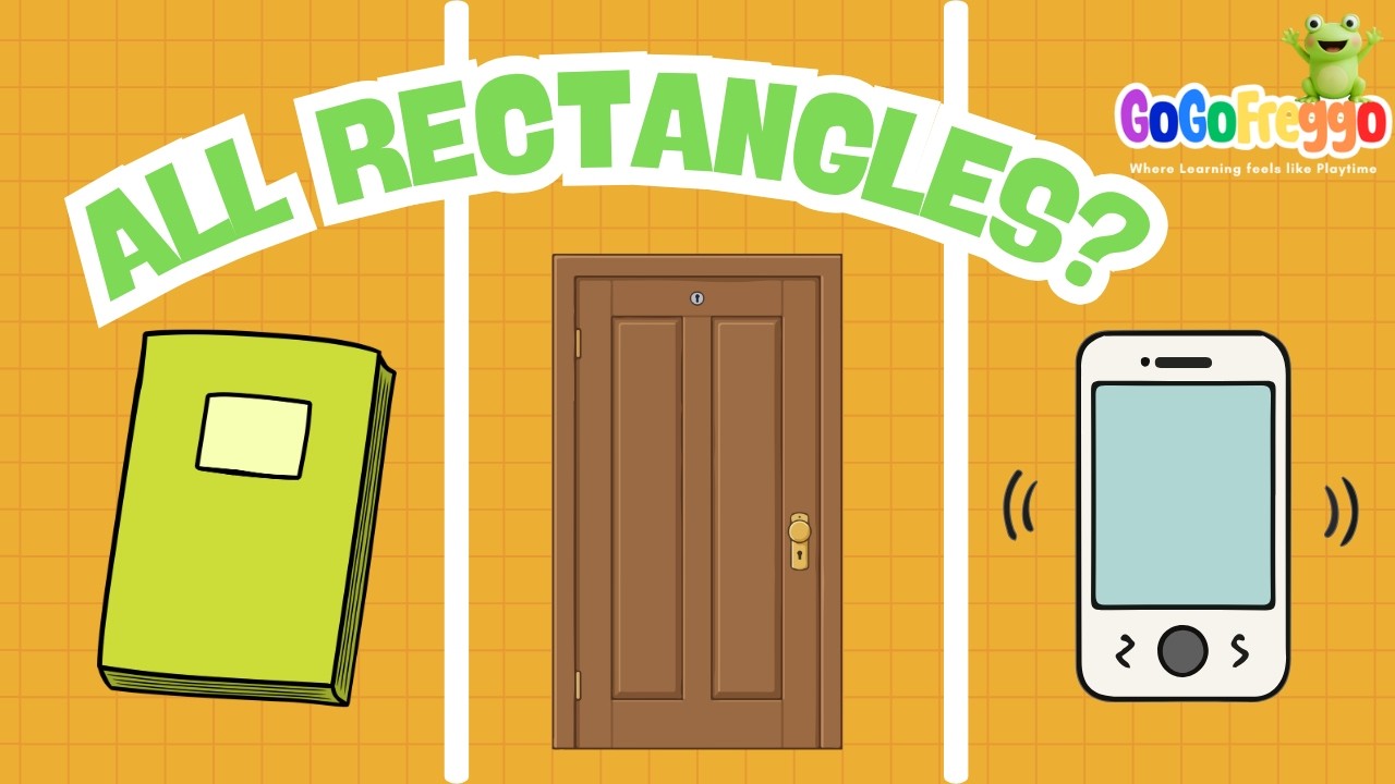 What is a Rectangle? ▭ | Learn Shapes for Kids | Fun Preschool Learning Video | GoGoFreggo