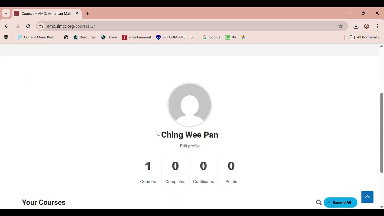 Steps to access SIMCC LMS