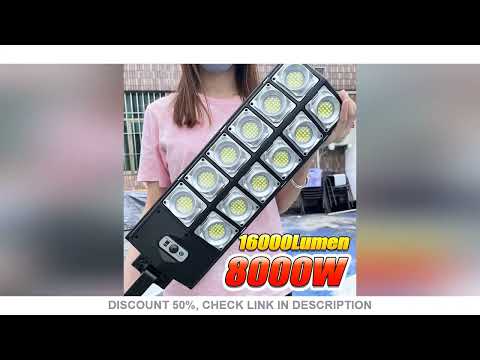 7700LM Solar Led Light Outdoor Most Powerful Outdor Solar Lamp 720 LED 3Mode Remote Control Waterpro