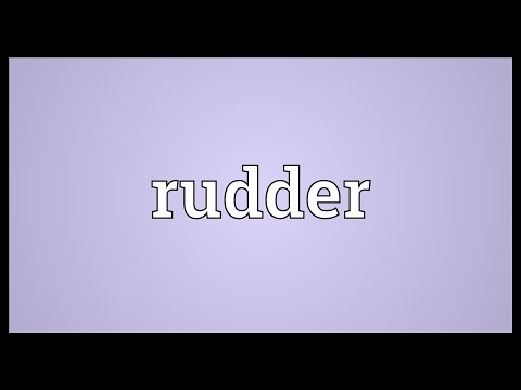 Rudder Meaning