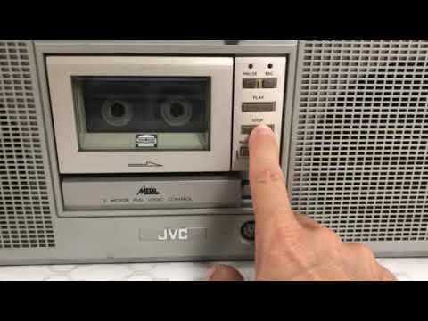 JVC RC-M80L Stereo Radio Cassette Recorder Boombox | Reverb