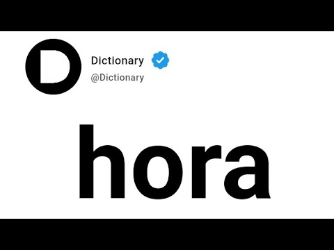 hora Meaning In English