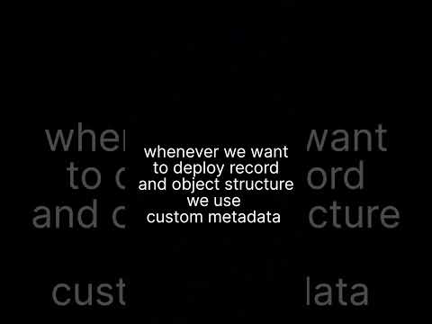 Custom Setting & Custom Metadata in Salesforce #shorts #viral #shortvideo #salesforceknowledge