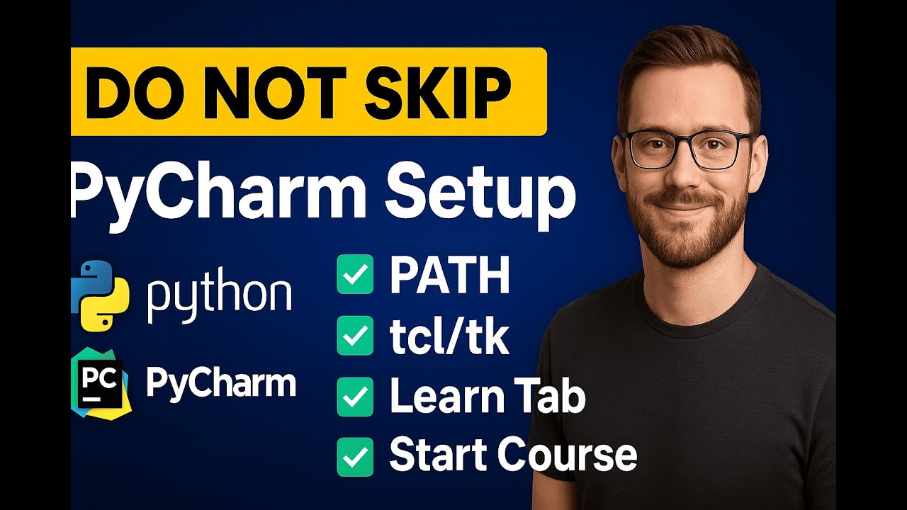 PyCharm Setup for 100 Days of Code | Python + PATH + Course Template