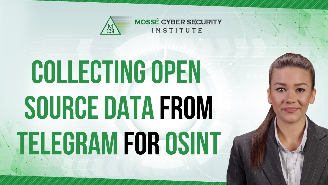 Collecting open source data from Telegram for OSINT