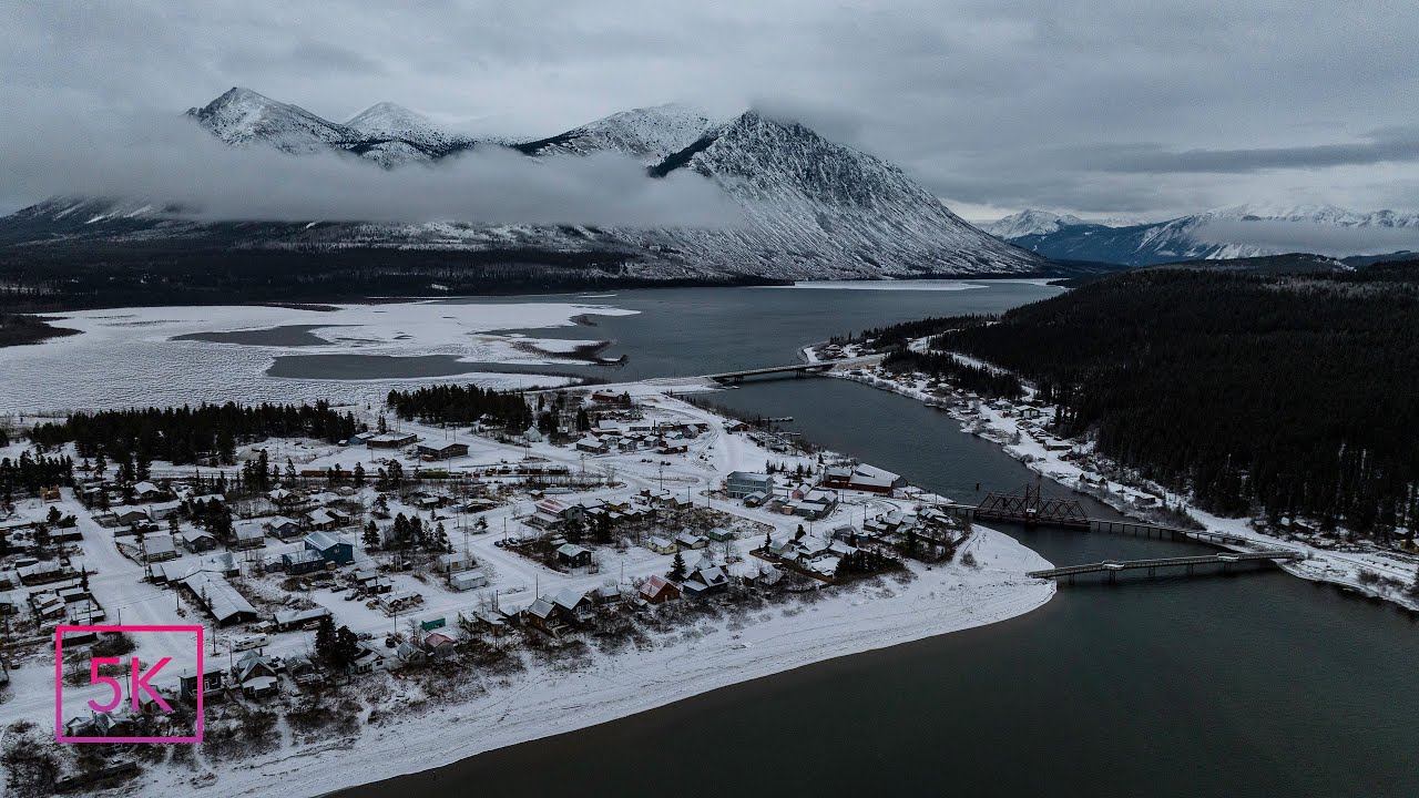 Walking Carcross, Yukon Winter Wonderland | 5K