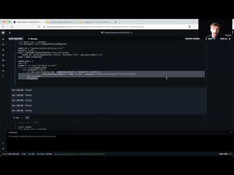 Running Stable Diffusion in Gradient Notebooks