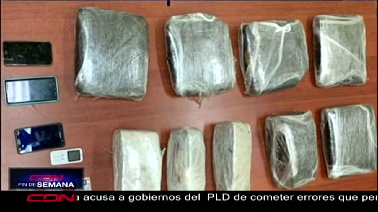 PN apresa hombre con nueve paquetes de drogas en Santiago