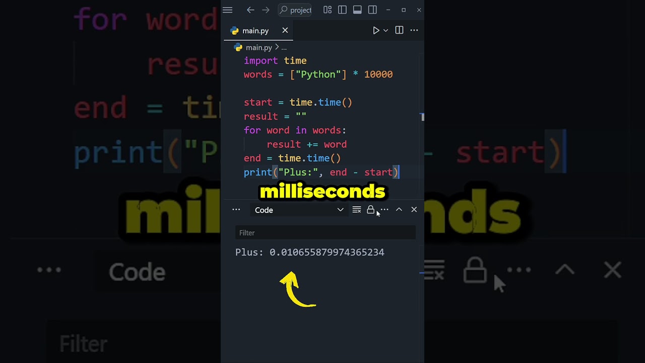 Stop Using + in Python! Use This Instead 👇