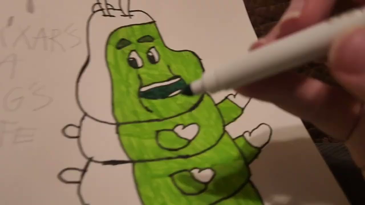 How To Drawing Heimlich In Coloring From Disney Pixar's A Bug's Life.