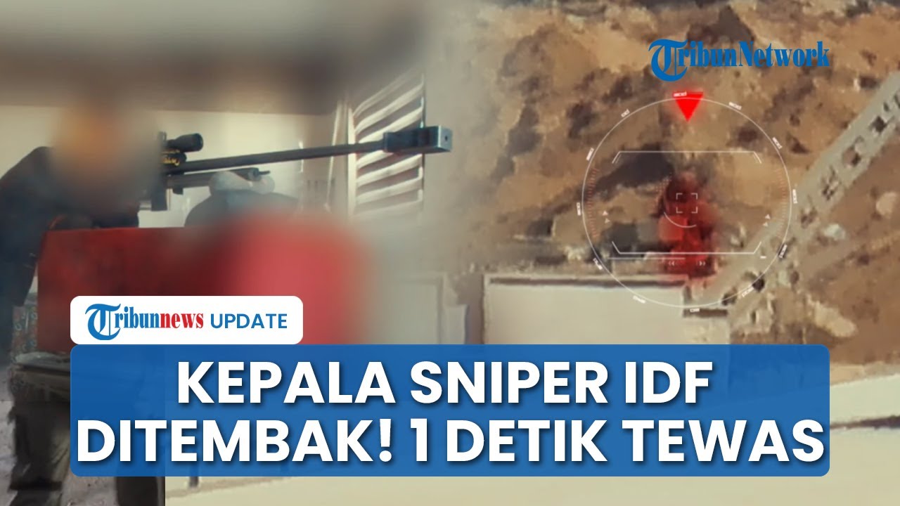 Tentara Israel Lengah! Keluar dari Tank, Kepala Sniper IDF Ditembak Al ...