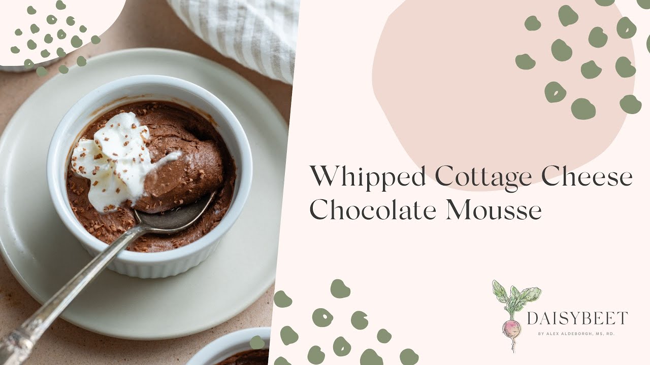 Whipped Cottage Cheese Chocolate Mousse Dessert Recipe